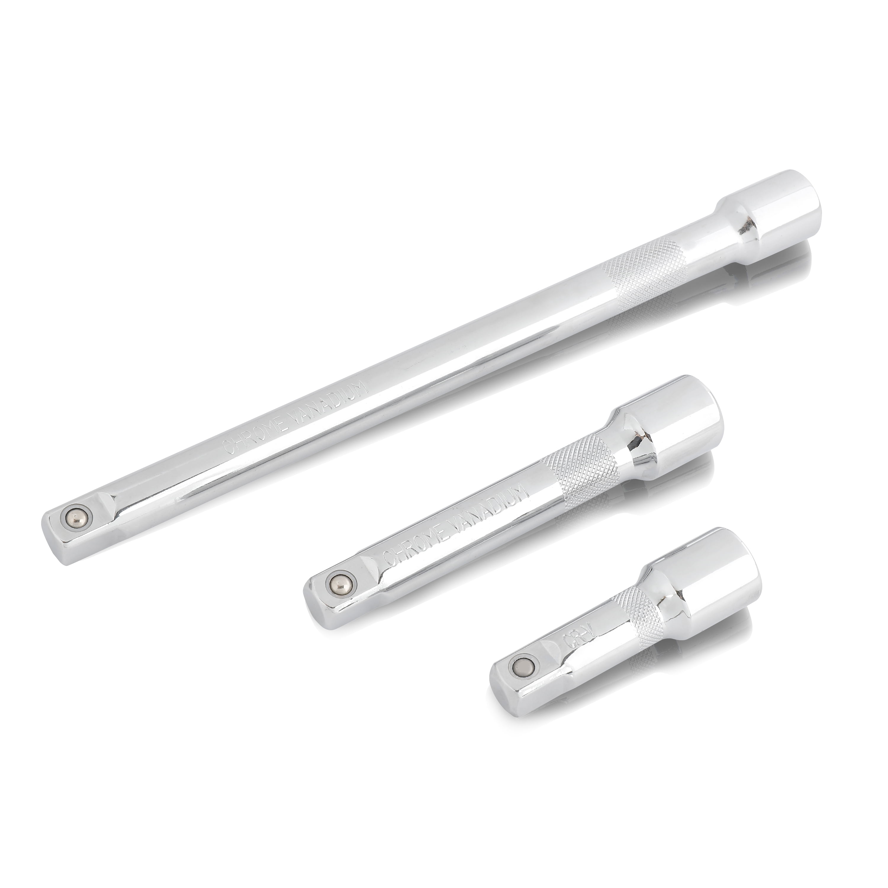 Hyper Tough 3-Piece 1/2-inch Drive Extension Bar Set, Steel, 3, 5, and ...