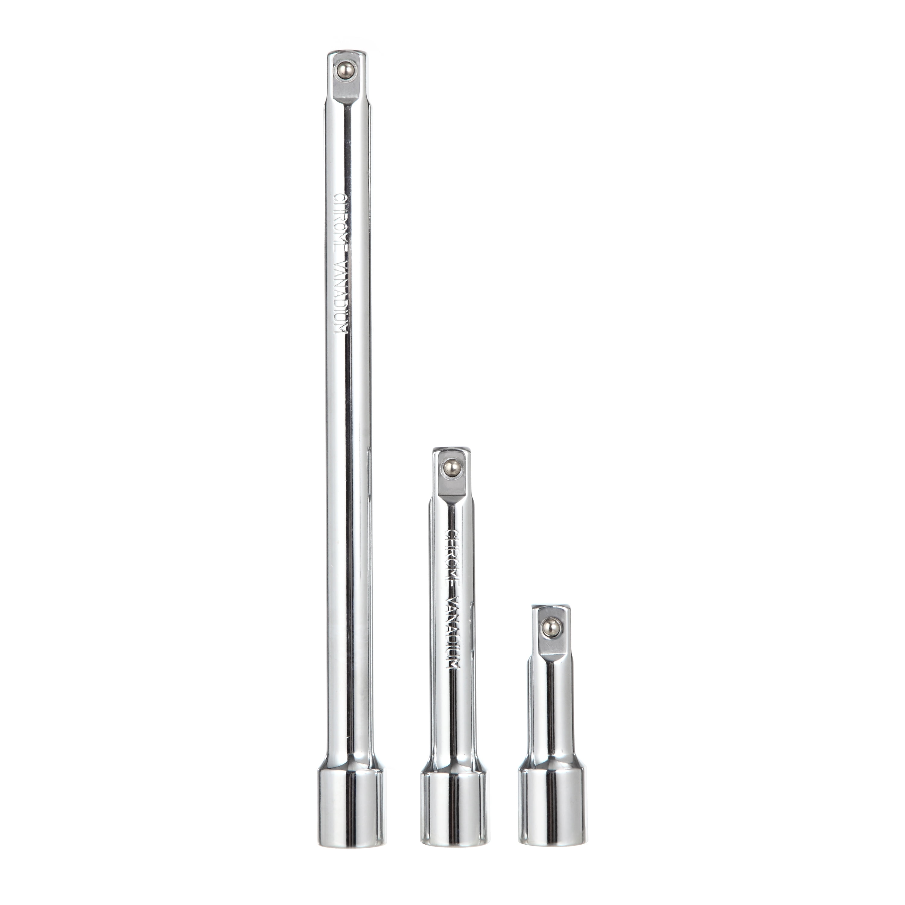 Hyper Tough UC88493A 3-Piece 1/2-Inch Drive Extension Bar Set - Walmart.com