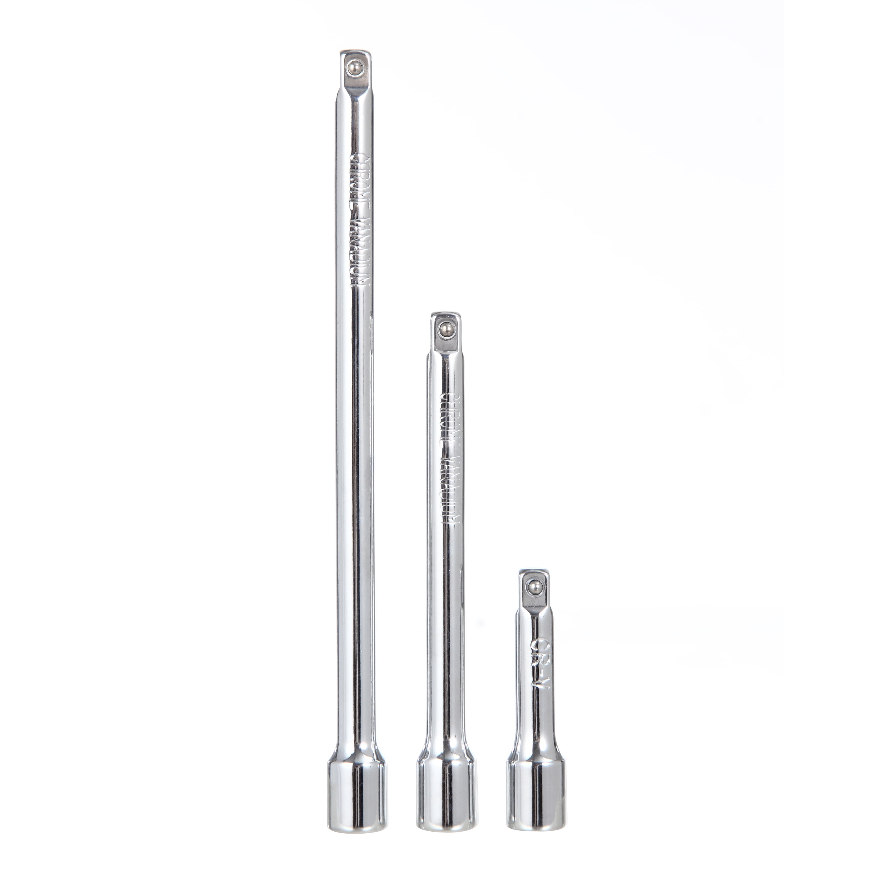 Hyper Tough 3 Piece 1/4 inch Drive Extension Bar Set UC88491A - Walmart.com