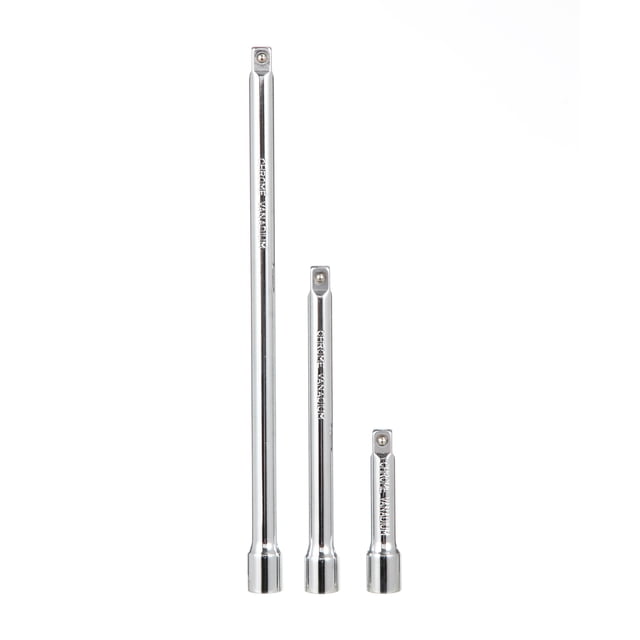 Hyper Tough 3 Piece 3/8 inch Drive Extension Bar Set For Socket Sets ...