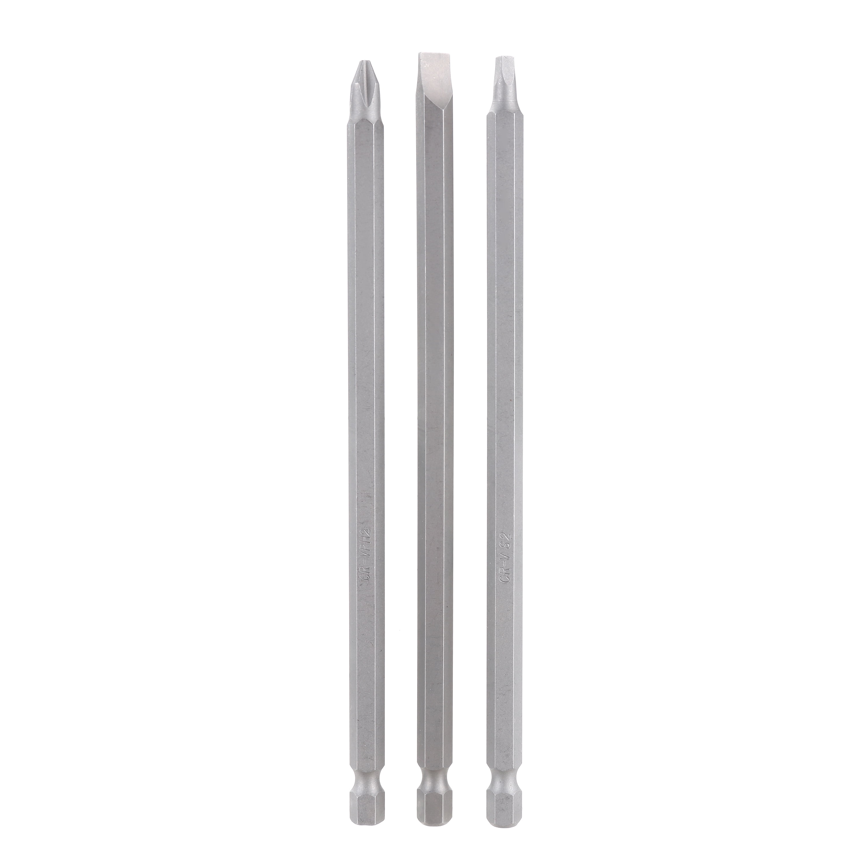 HYPER TOUGH 3-PIECE 6-INCH SCREWDRIVER BITS PH/SL/ST - Walmart.com