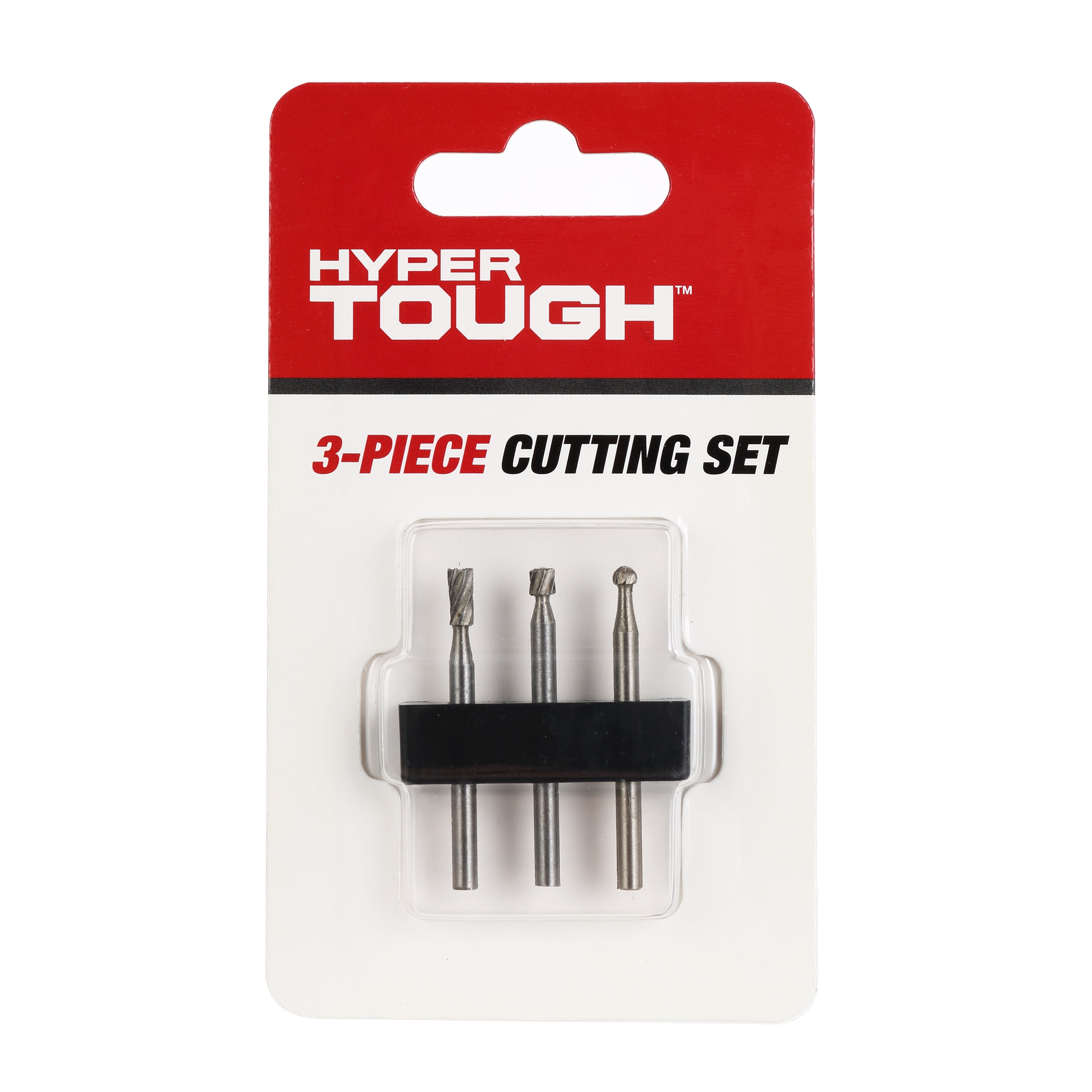 Hyper Tough Rotary Cutting Set, 3 Pieces, HSS 4241 Steel, 1/8 Inch Shank, Silver - Walmart.com