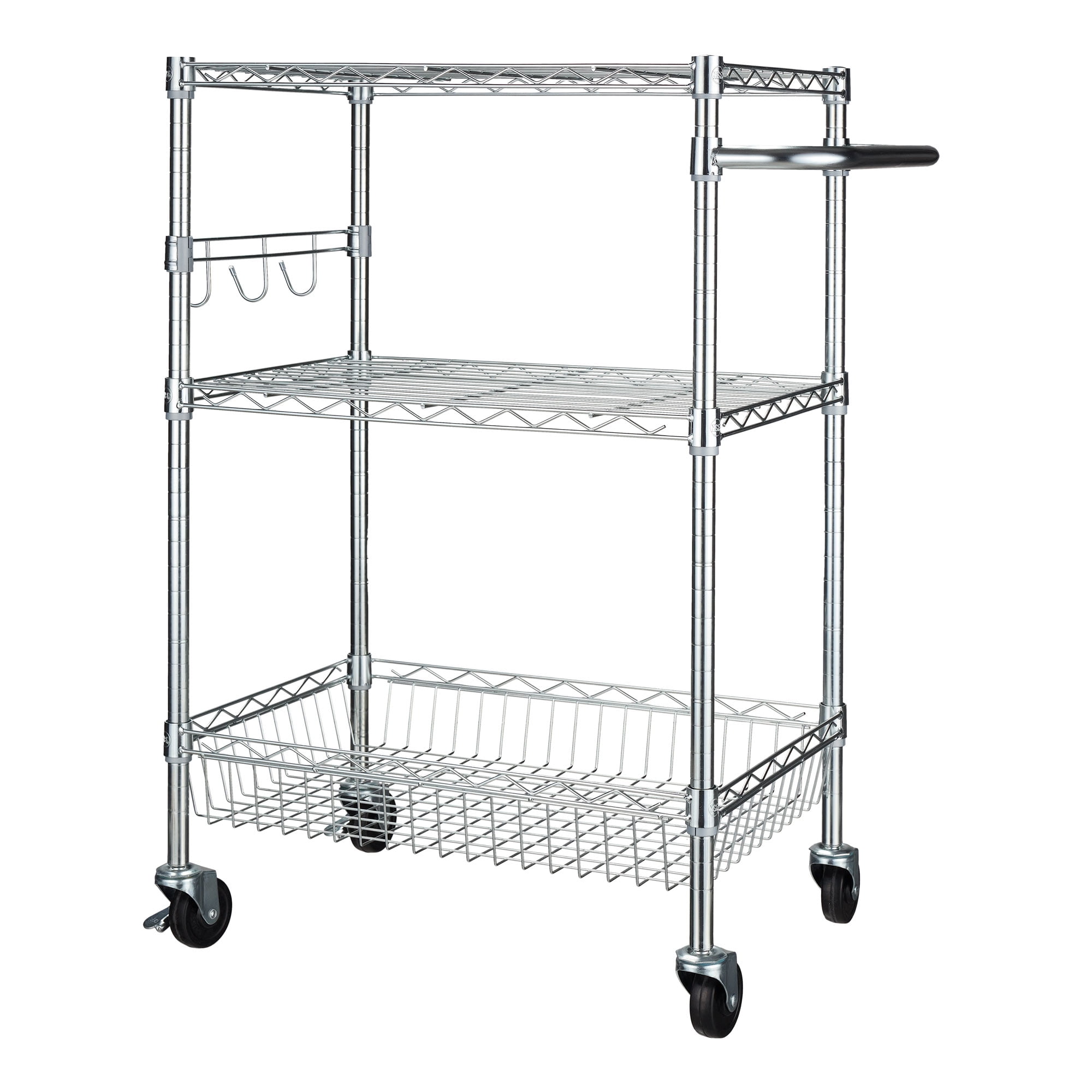 Hyper Tough 3-Tier Metal Storage Cart, 30 x 36-inches - Walmart.com