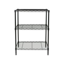 Hyper Tough 4 Tier Wire Shelf Unit, Black, 1400 lb. Capacity - Walmart.com