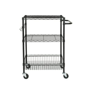 Hyper Tough Hyper Stack 3-Shelf Multi-Use 36" Commercial Utility Cart ...