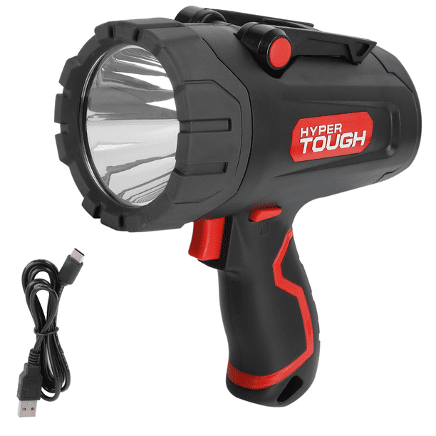 Hyper Tough 300-lm Rechargeable Lithium-Ion LED Spotlight, Automotive ...