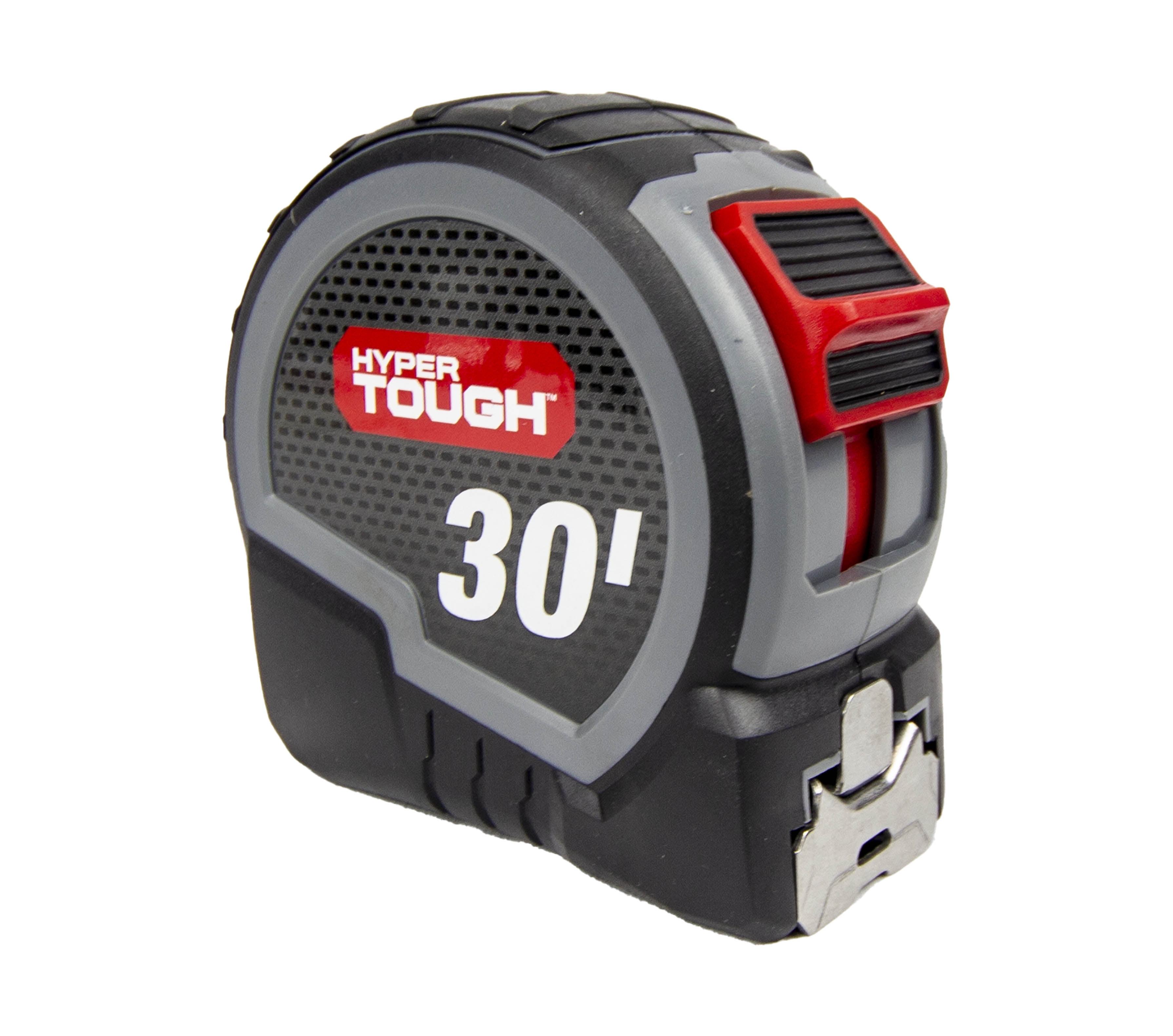 Hyper Tough 30ft Steel Tape Measure with Wide Blade, Fractional ...