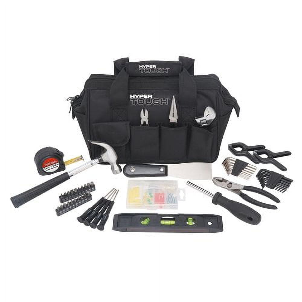 Hyper Tough 32pc Black Essentials Tool Kit - Walmart.com
