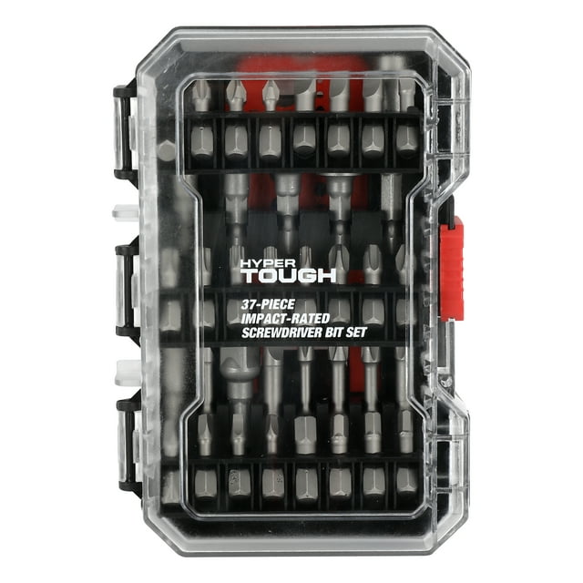 Hyper Tough 37-Piece Impact-Rated Screwdriver Bit Set, Model 5353V ...