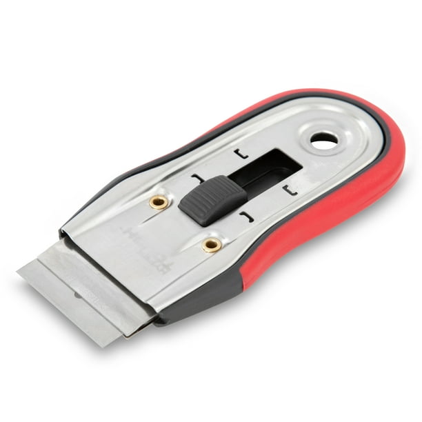 Hyper Tough 4.5-inch Retractable Razor Blade Scraper with Soft Grip ...
