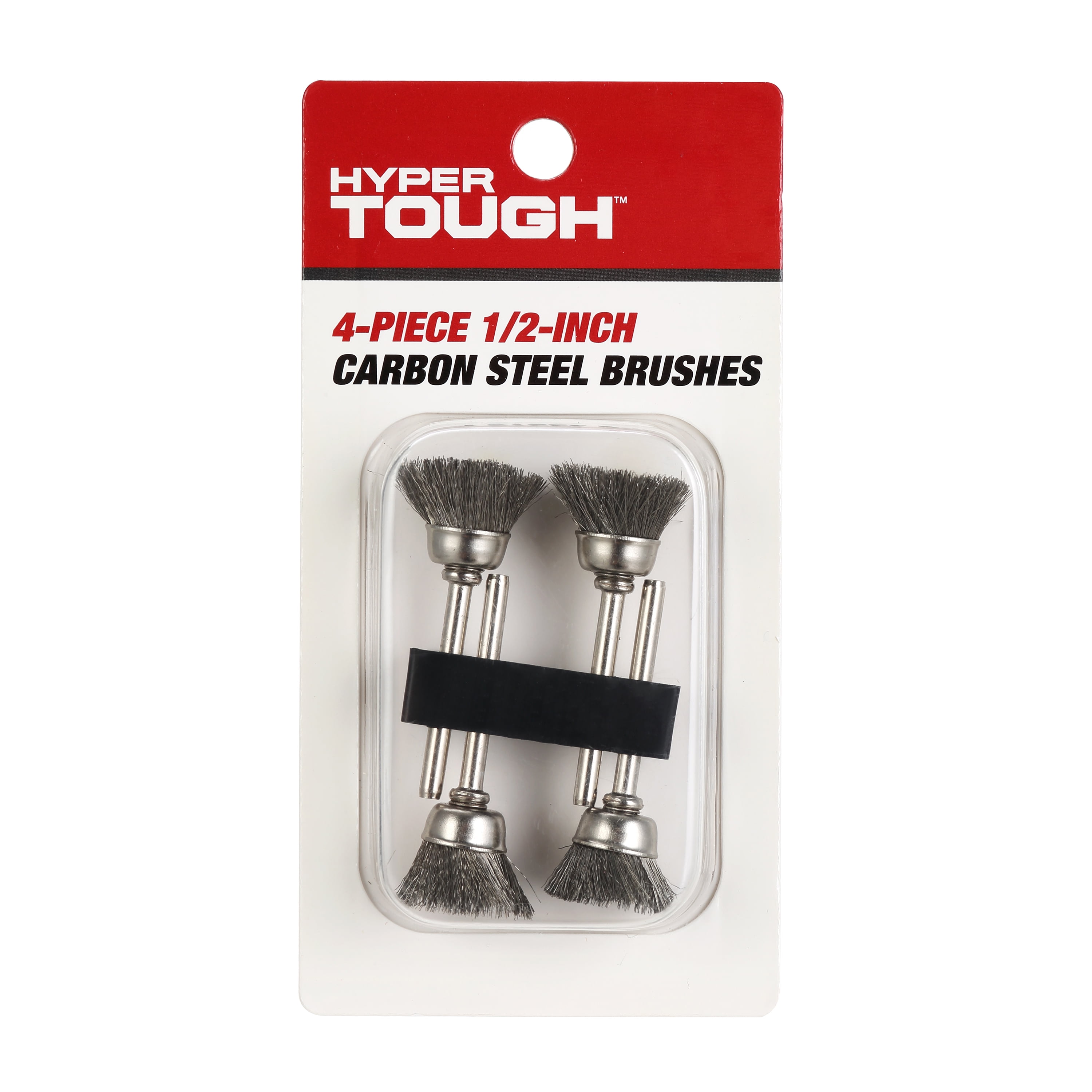 Hyper Tough 4 Piece 1/2 Inch Carbon Steel Wire Brushes for Metal ...