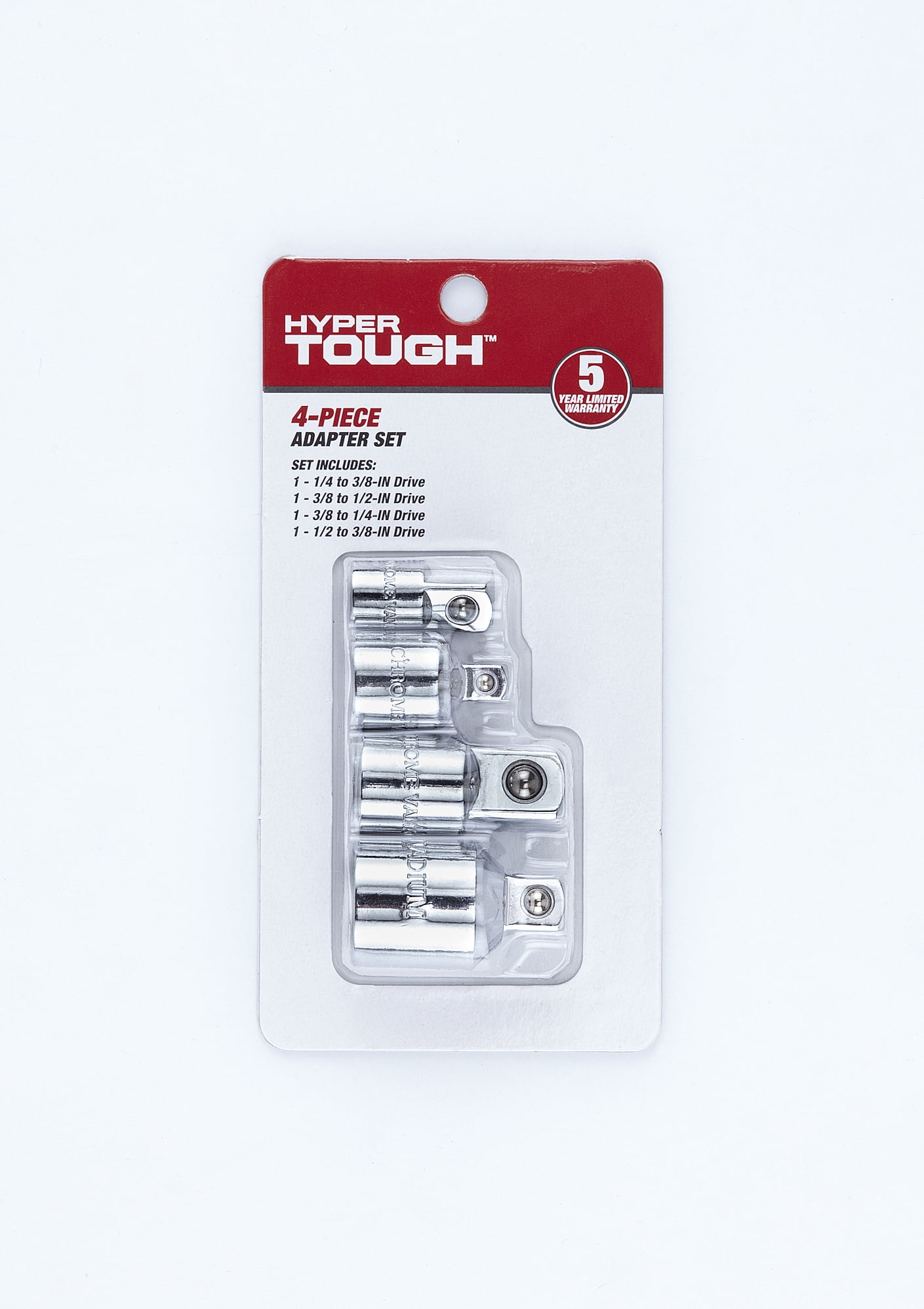 Hyper Tough 4-Piece Adapter Set - Walmart.com
