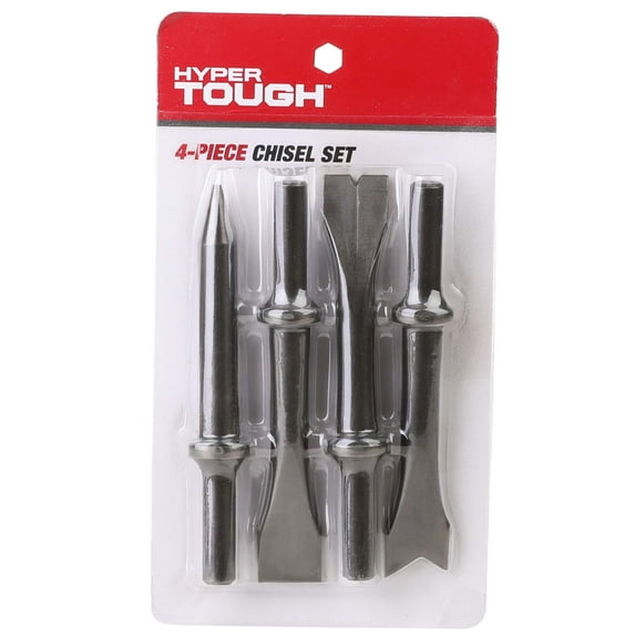 Hyper Tough 4 Piece Chisel Set with Heat Treated 35CRMO Steel for High ...