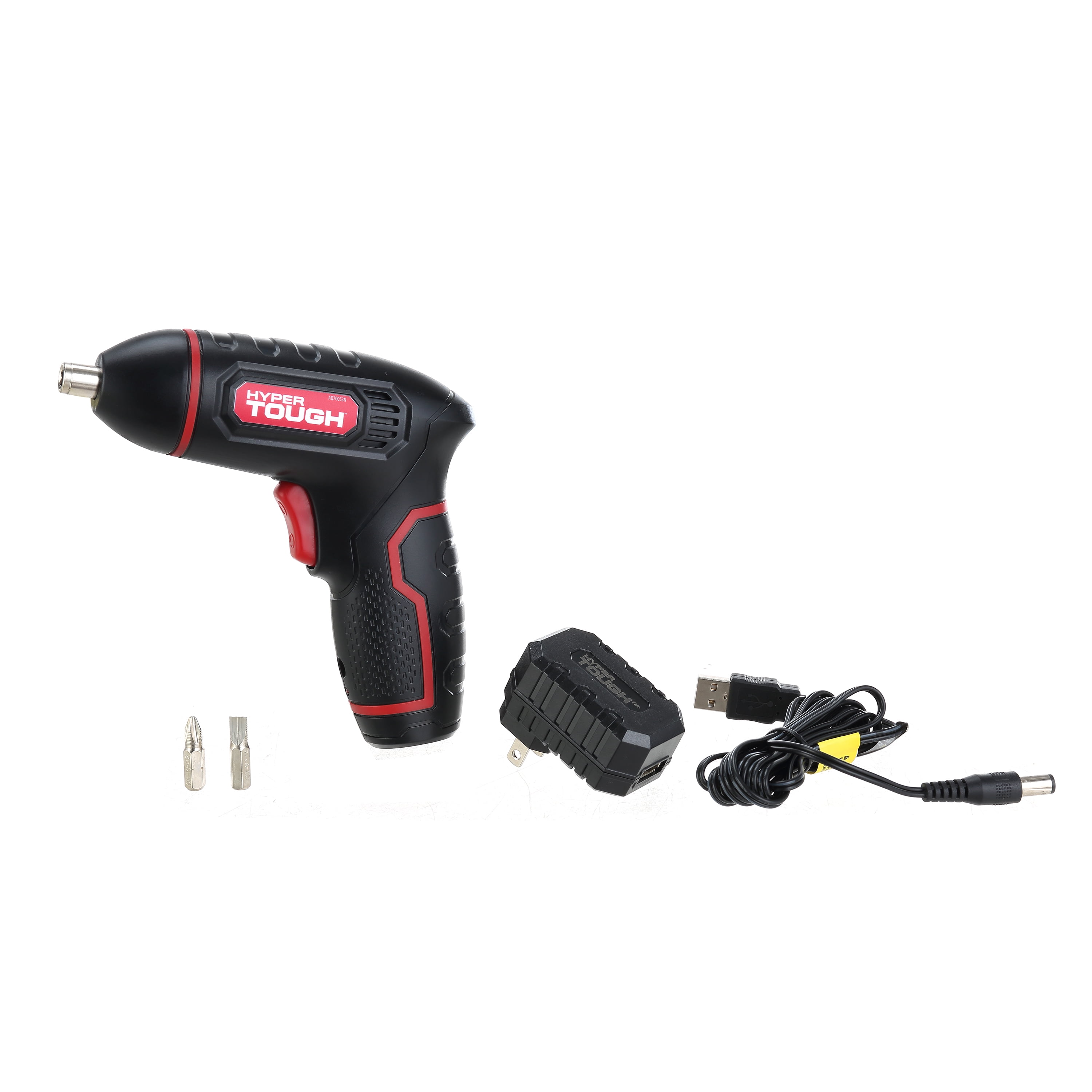 Hyper Tough 4 Volt Battery Lithium-Ion Cordless Screwdriver, New ...