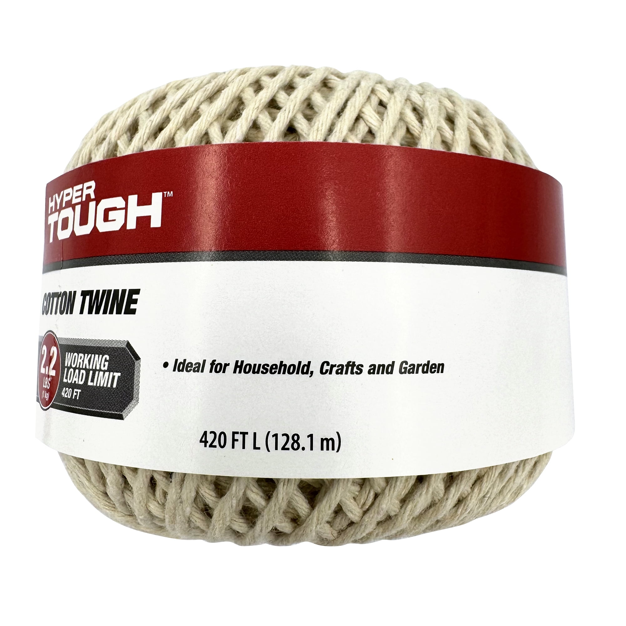 Hyper Tough 420 Feet Cotton Twine for Arts, Crafts, and Household Use ...