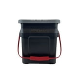 Hyper Tough 5 Gallon Heavy Duty Plastic Material Bucket Tote, Black ...
