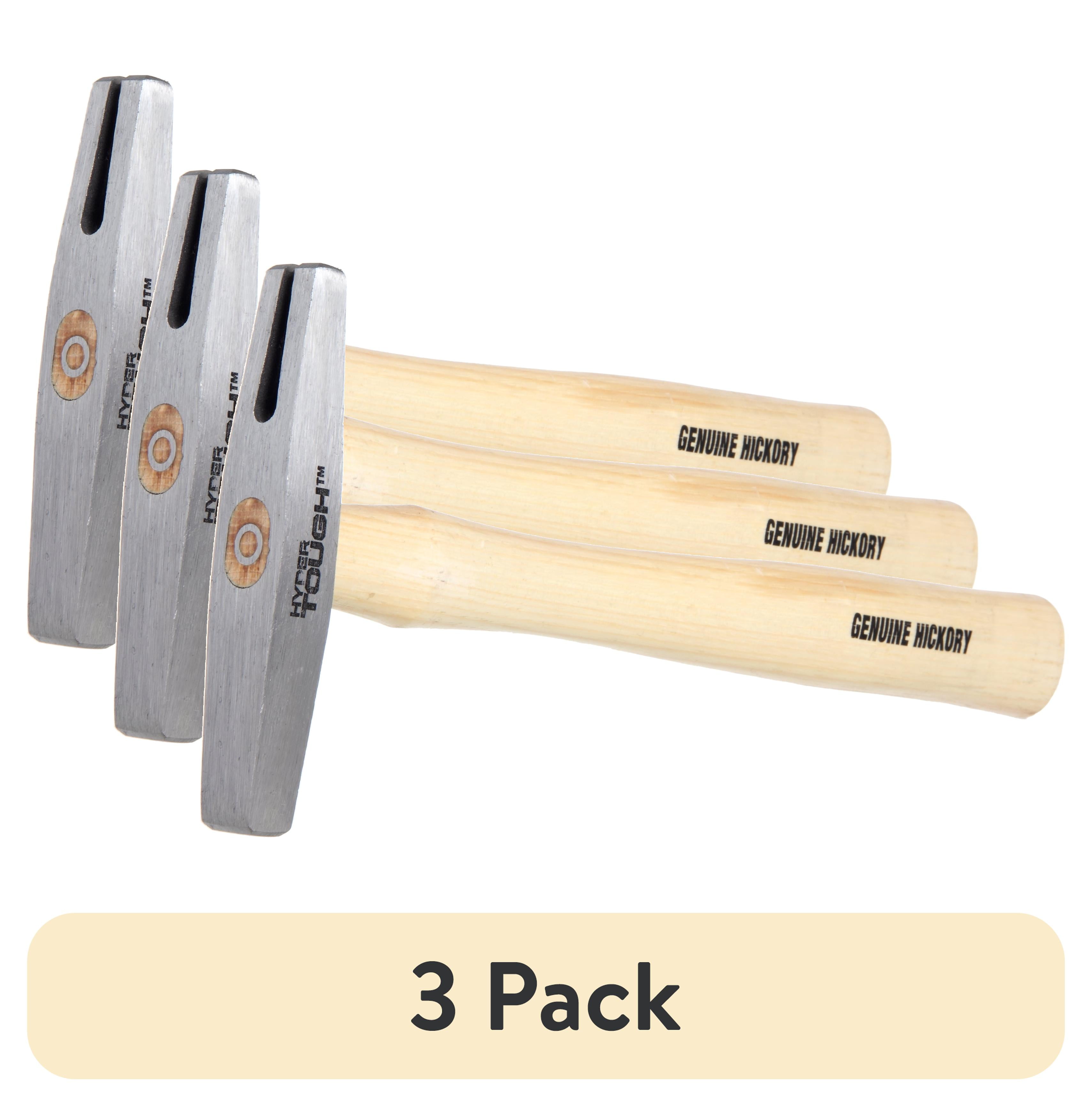 (3 pack) Hyper Tough 5 Ounce Head Weight Wood Handle Tack Hammer ...