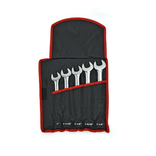 Hyper Tough 5-Piece SAE Jumbo Combination Wrench Set - Walmart.com