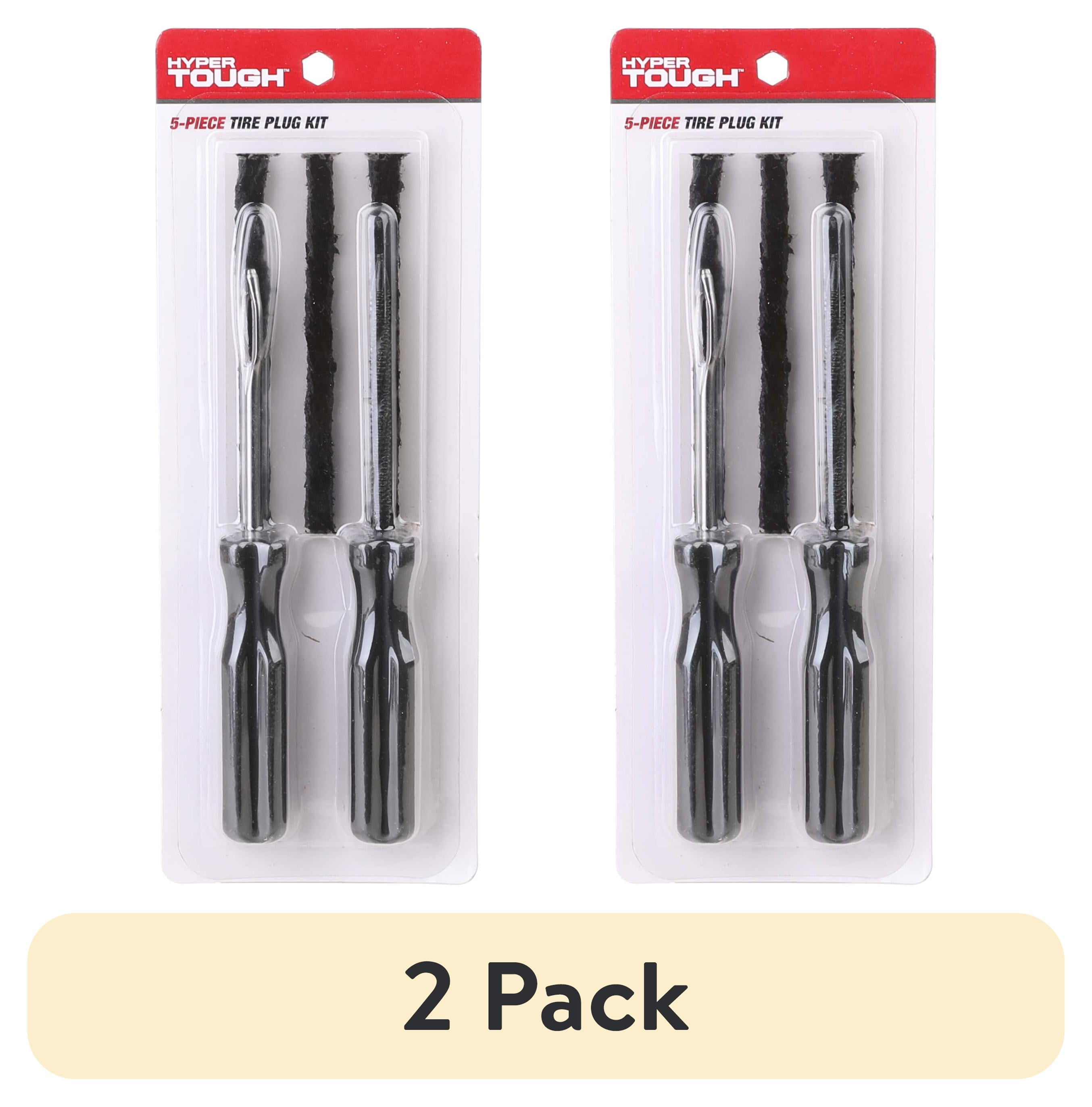 (2 pack) Hyper Tough 5 Piece Tire Patching & Plugging Tools Kit, Model ...