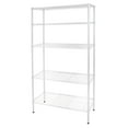 Hyper Tough 5-Tier White Wire Shelving Unit, 350-lb Load Capacity ...