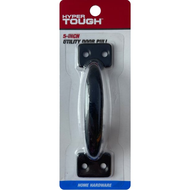 Hyper Tough 5 in. Utility Door Pull, Black Finish - Walmart Business ...