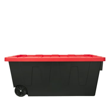 Rubbermaid ActionPacker 48 Gal Heavy Duty Plastic Storage Tote ...