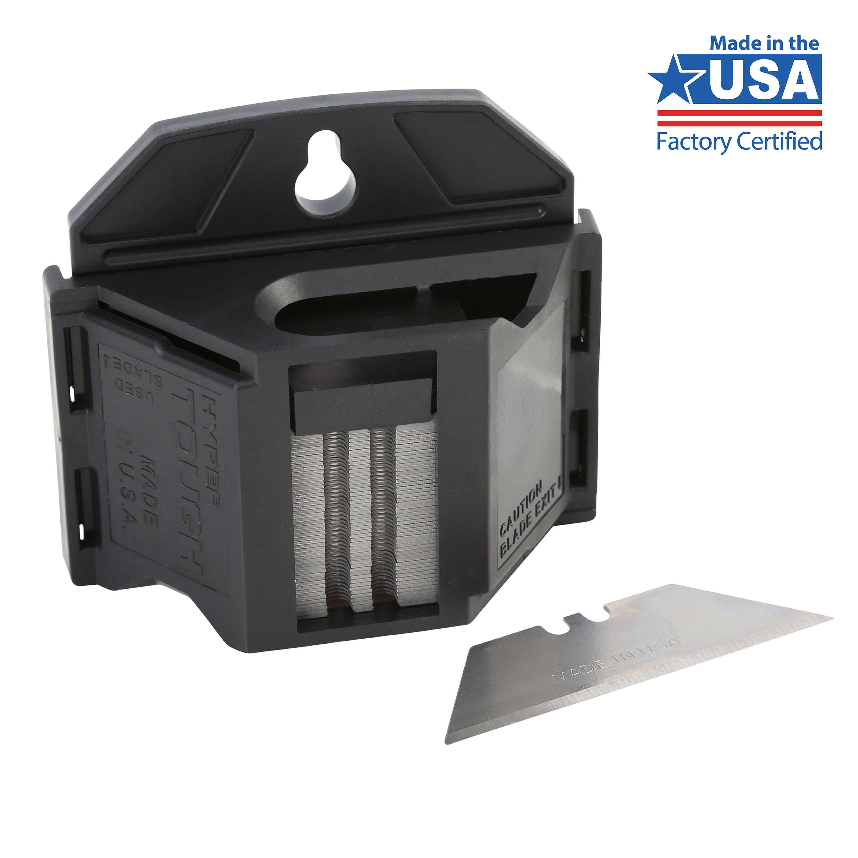 Hyper Tough 50 Pack Utility Knife Blades with Dispenser - Walmart.com