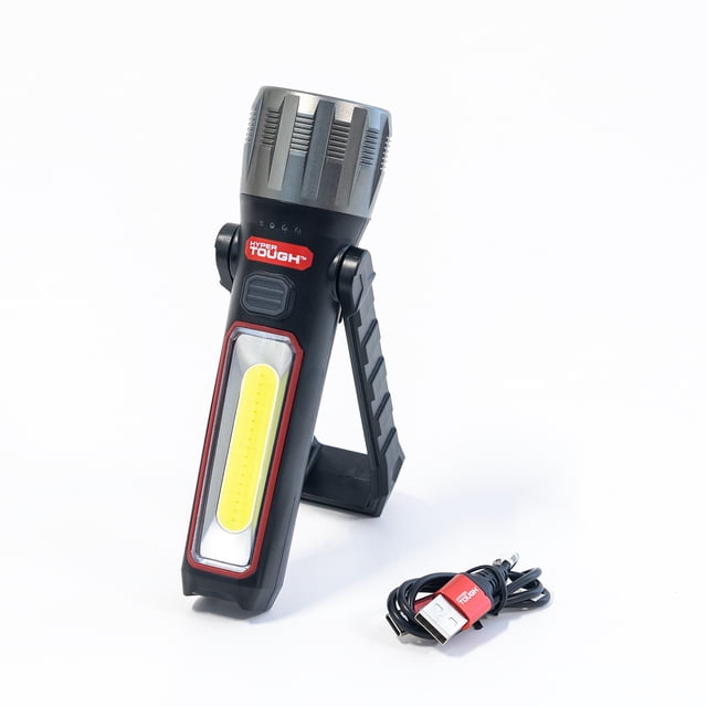 Hyper Tough 500 Lumens Portable Multi-Use LED Work Light with Folding ...