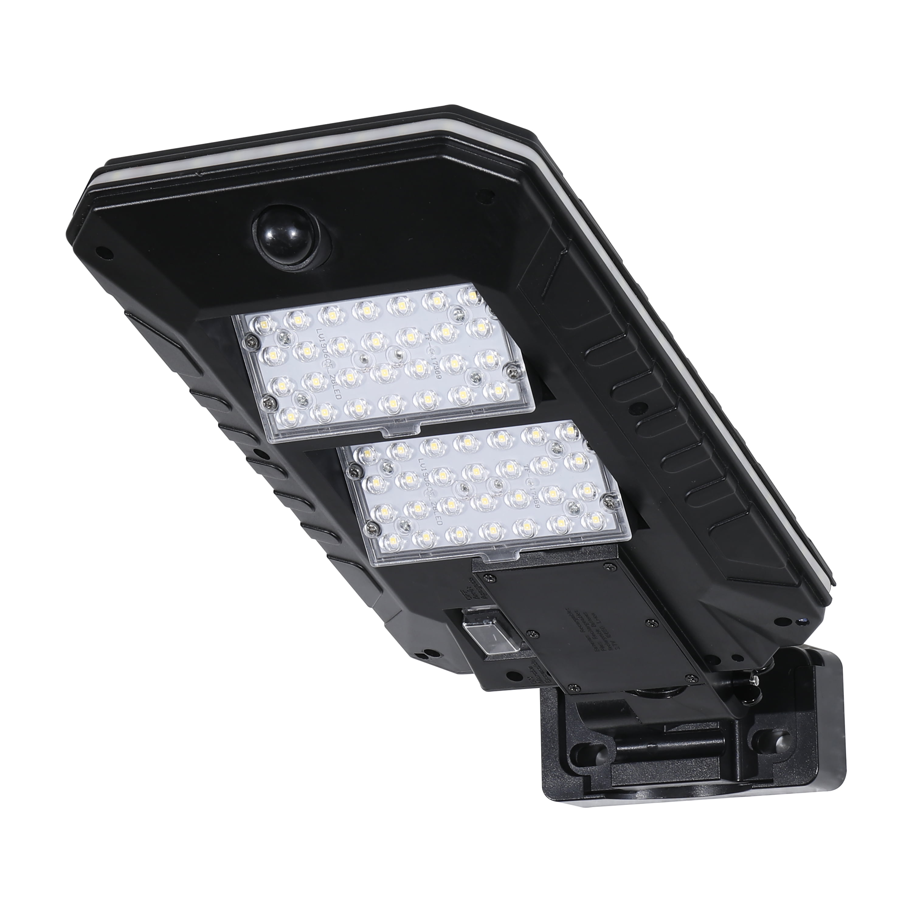 Hyper Tough 5000 Lumen Motion Activated Solar Street Light with Dual ...