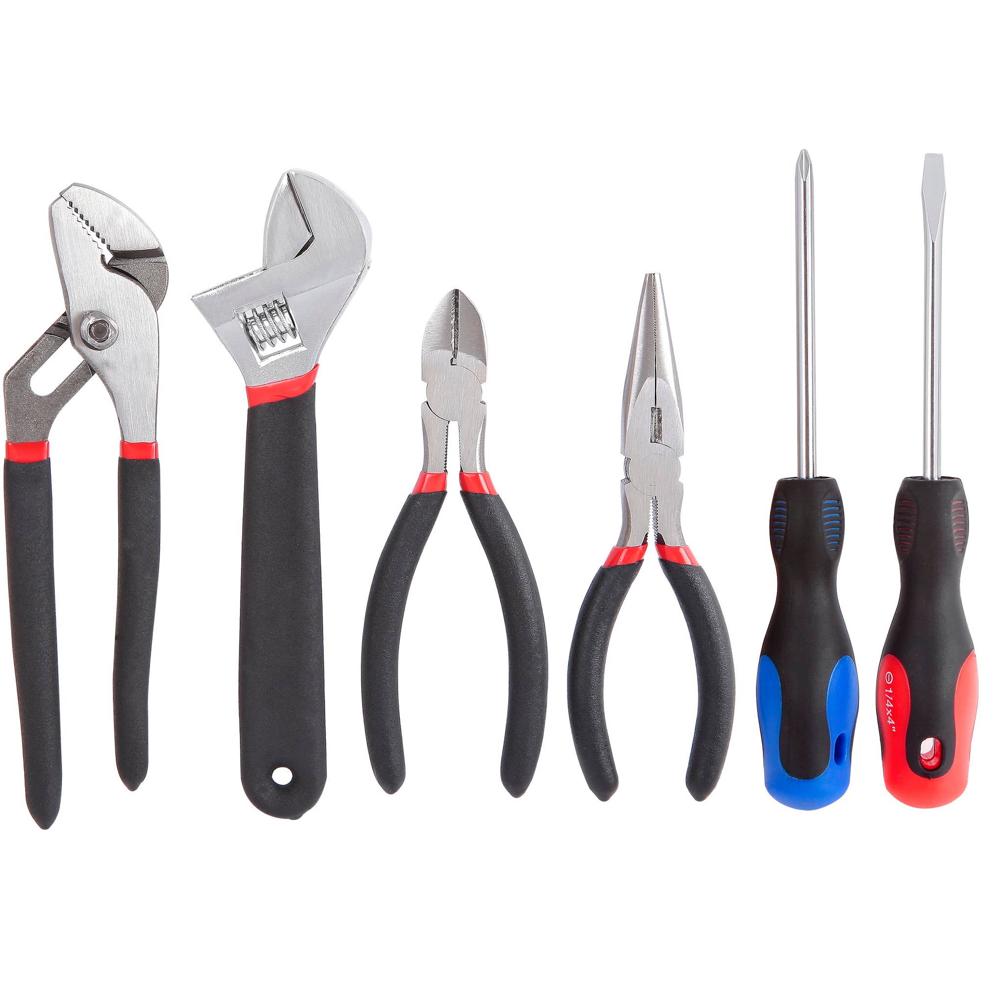 Hyper Tough 6-Piece Homeowner Tool Set - Walmart.com