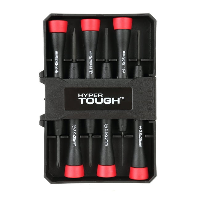 Hyper Tough 6 Piece Precision Screwdriver Set TS85120N - Walmart.com