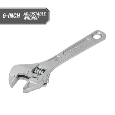 Adjustable Wrench 8 Inch | Heavy Duty Tool Steel Construction | Strong ...