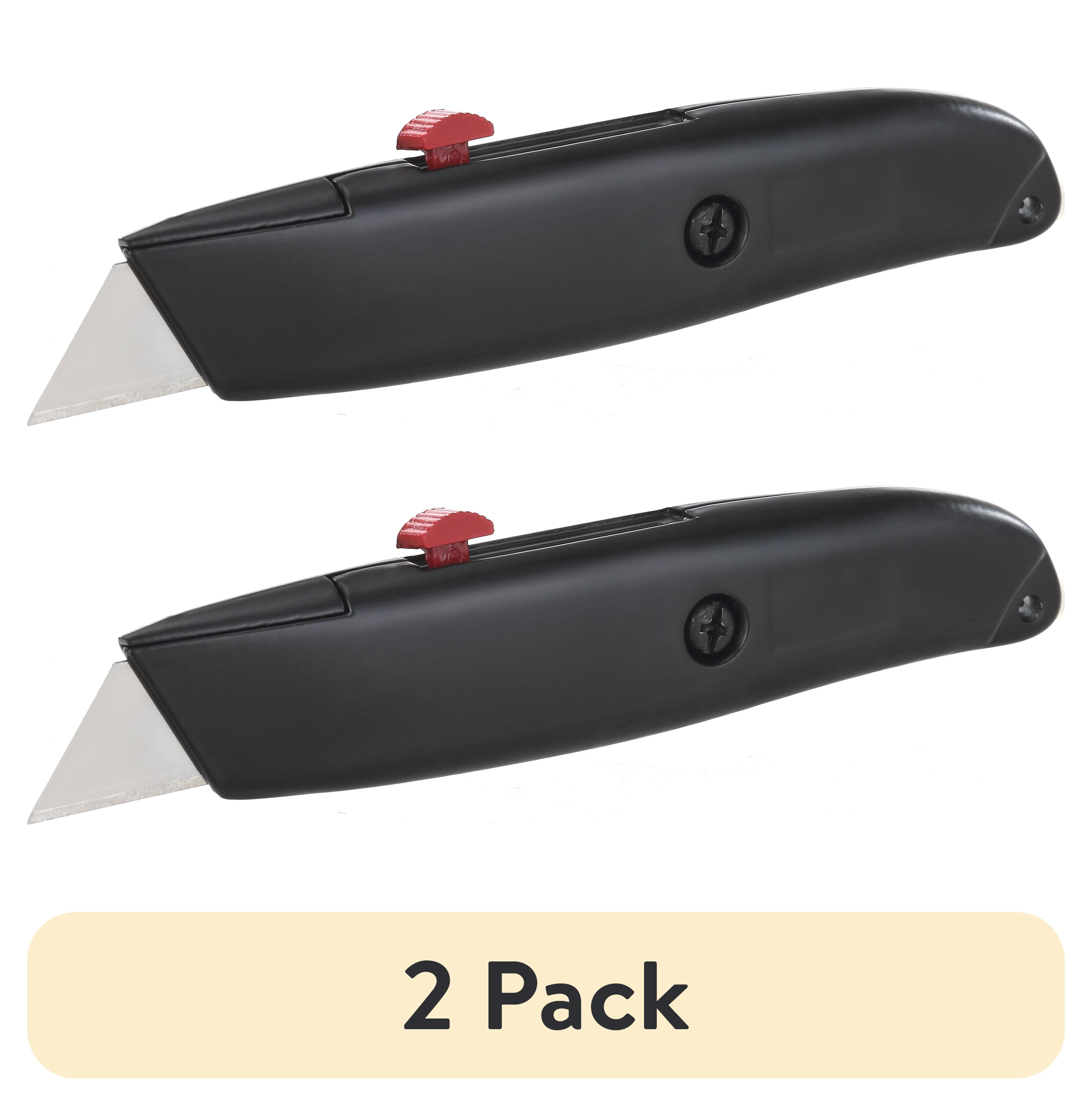 (2 pack) Hyper Tough 6 inch Aluminum-Alloy Utility Knife TU42617D ...