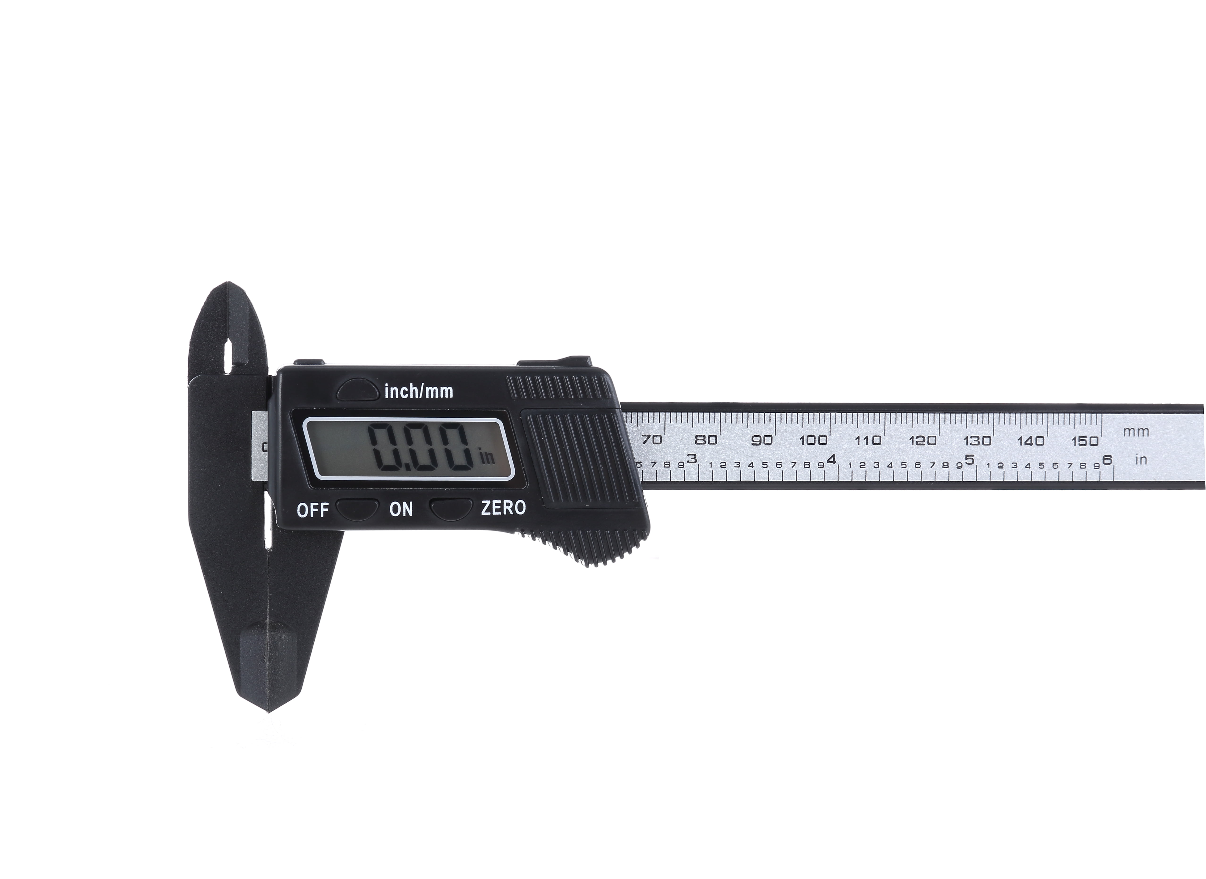 Hyper Tough 6-inch Black Nylon Digital Caliper TR33763B - Walmart.com