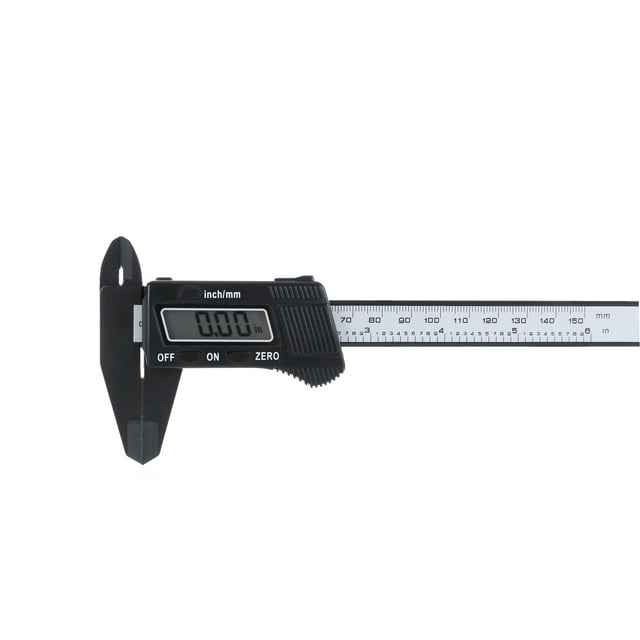 Hyper Tough 6-inch Black Nylon Digital Caliper TR33763B - Walmart.com
