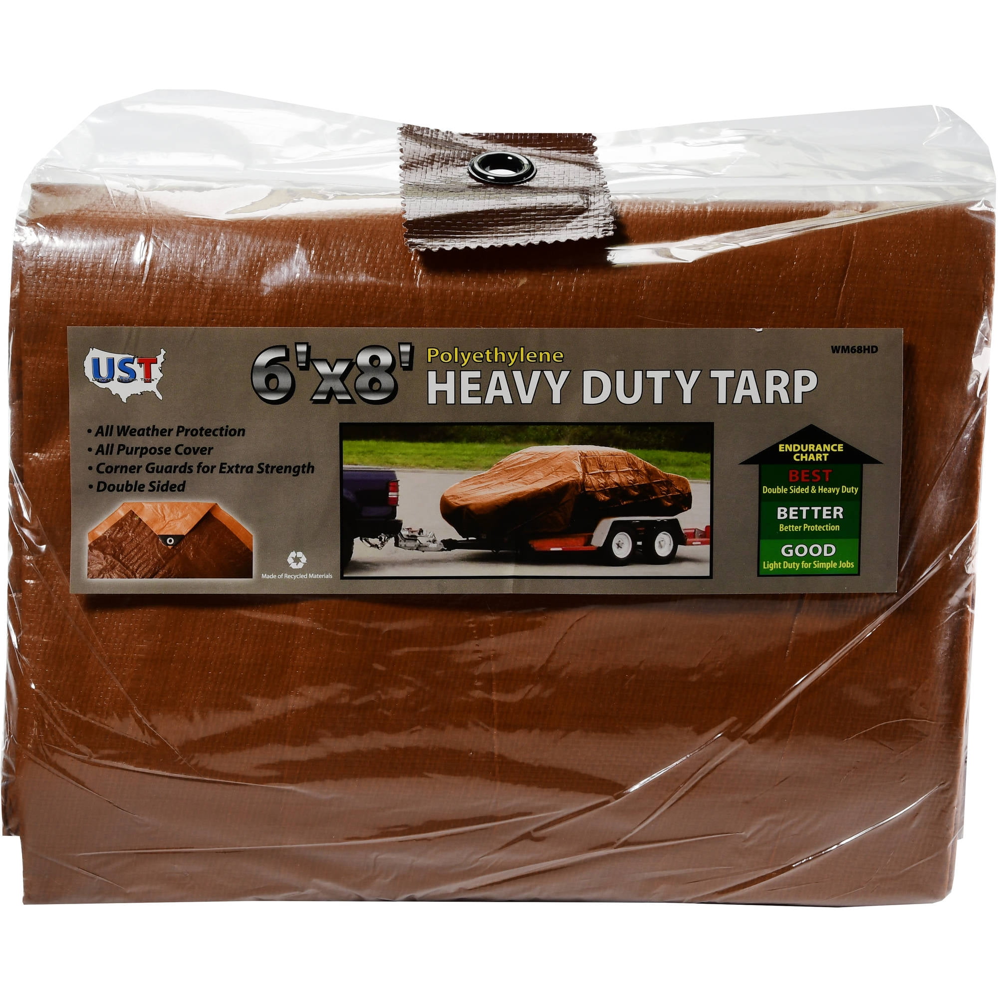 Hyper Tough 6x8 INC Polyethylene Tarp - Walmart.com