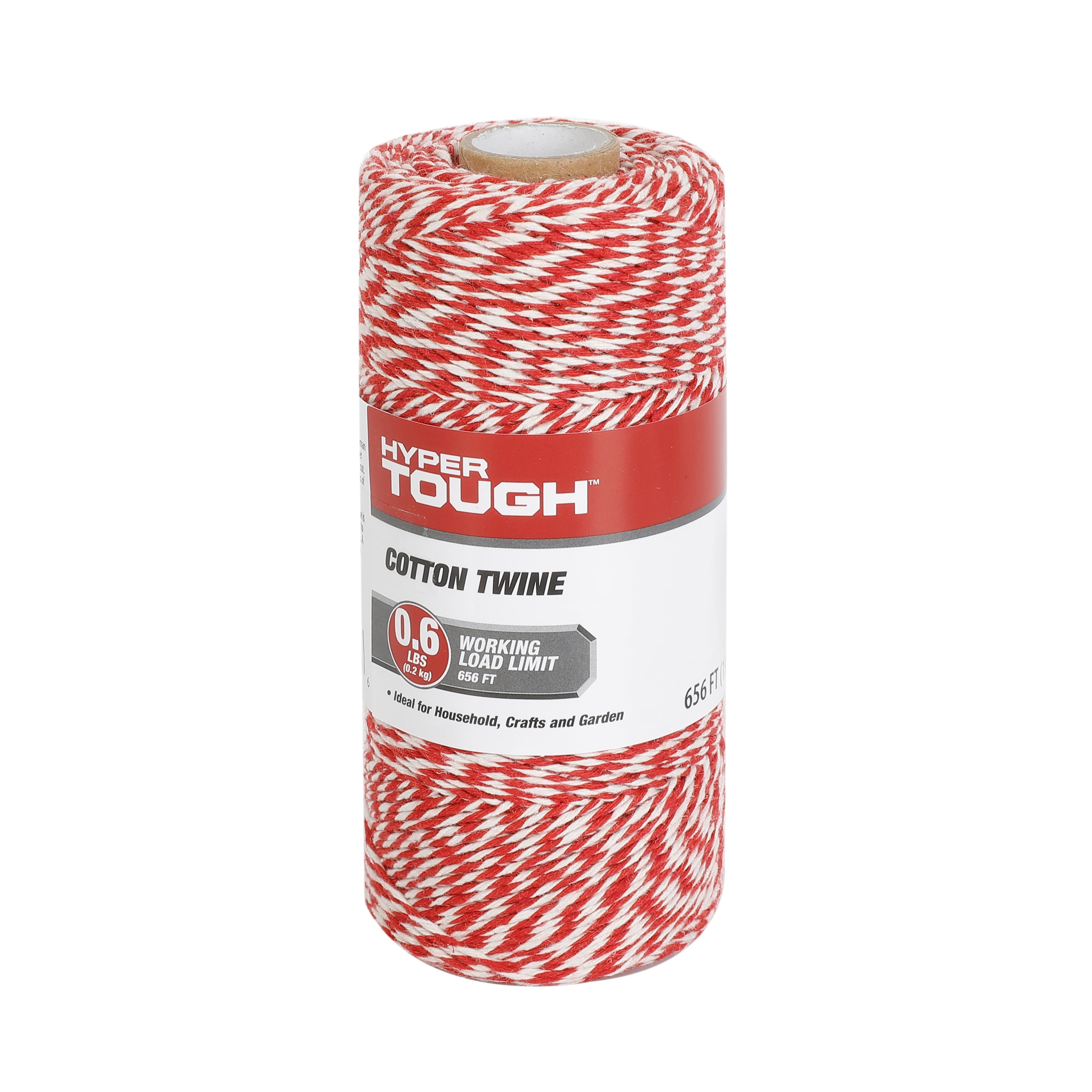 Hyper Tough 656 ft Candystripe Cotton Twine for Bundling Packaging and ...