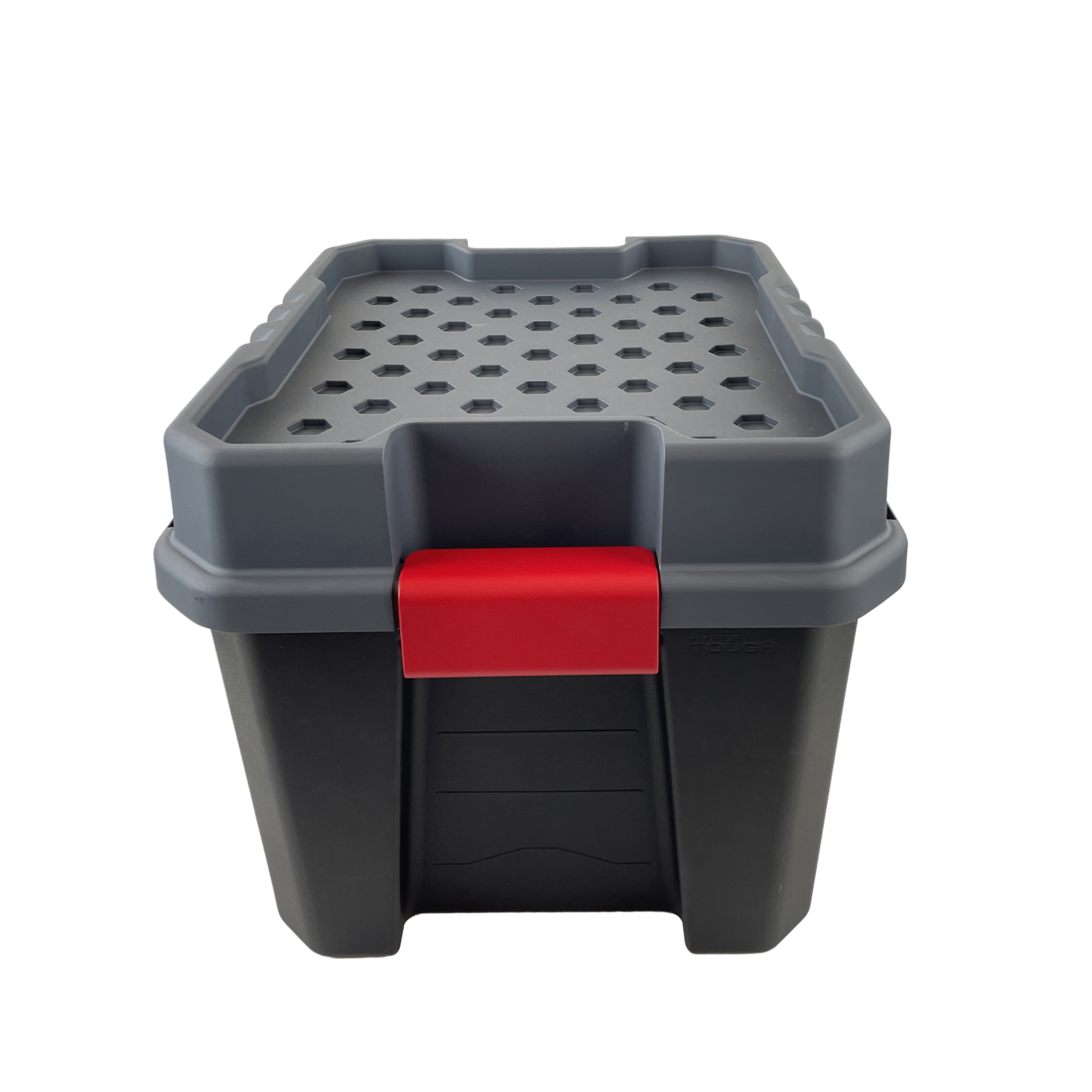 Hyper Tough 8 Gallon Plastic Storage Tote, Black, Adult - Walmart.com