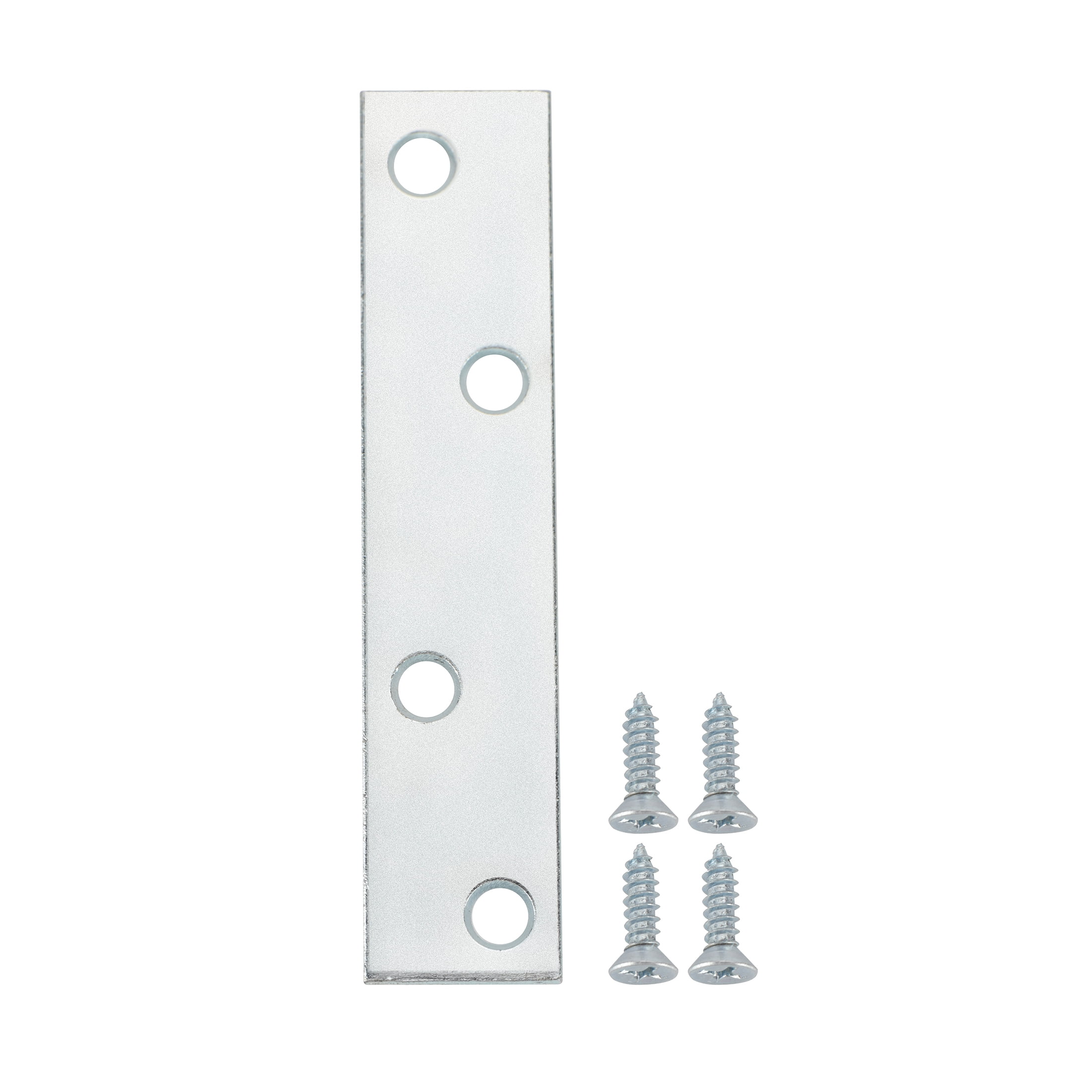 Hyper Tough 8 in. Mending Plate, Hardware Braces, Steel, Zinc Plated, 1 ...