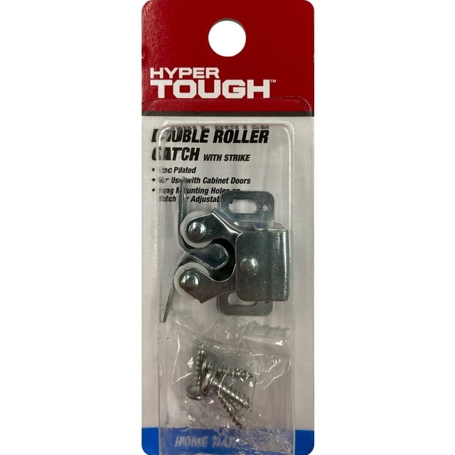 Hyper Tough Double Roller Catch with Strike, Zinc Plated,1 Piece ...
