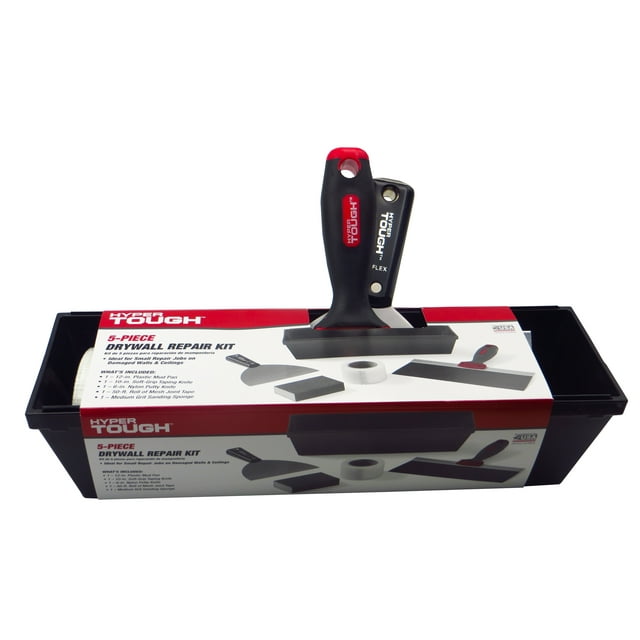 Hyper Tough Drywall Repair Kit, 5 Piece - Walmart Business Supplies