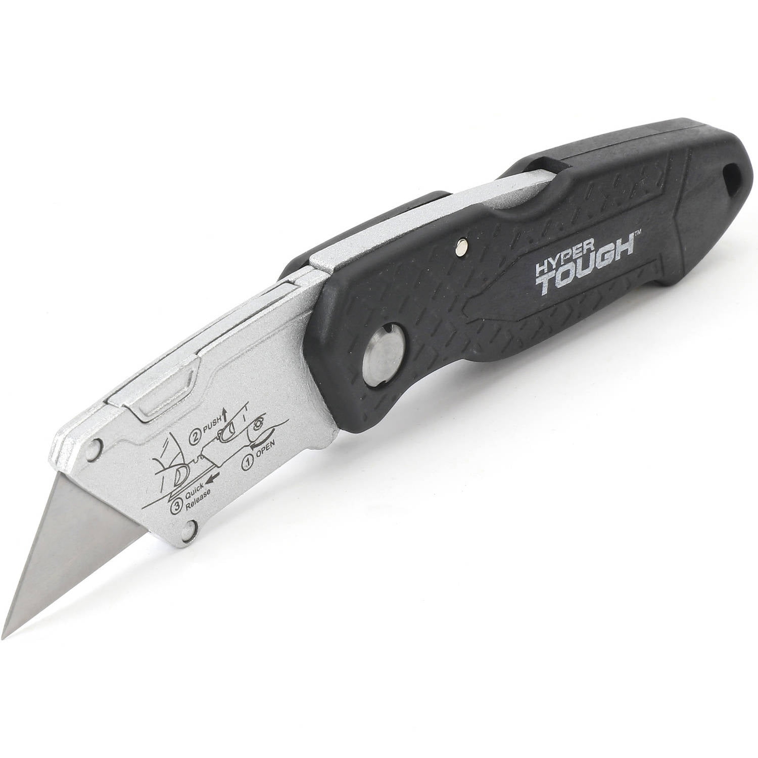 Hyper Tough Folding Utility Knife 6834 - Walmart.com