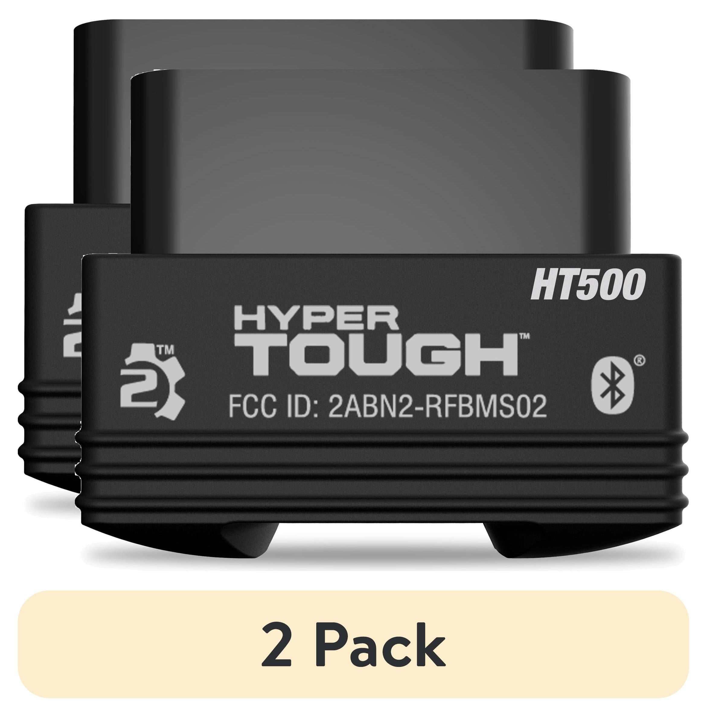 (2 pack) Hyper Tough HT500 Bluetooth Scan Tool, 1996 & Newer OBD2 Vehicles, Free Fix & Part ...