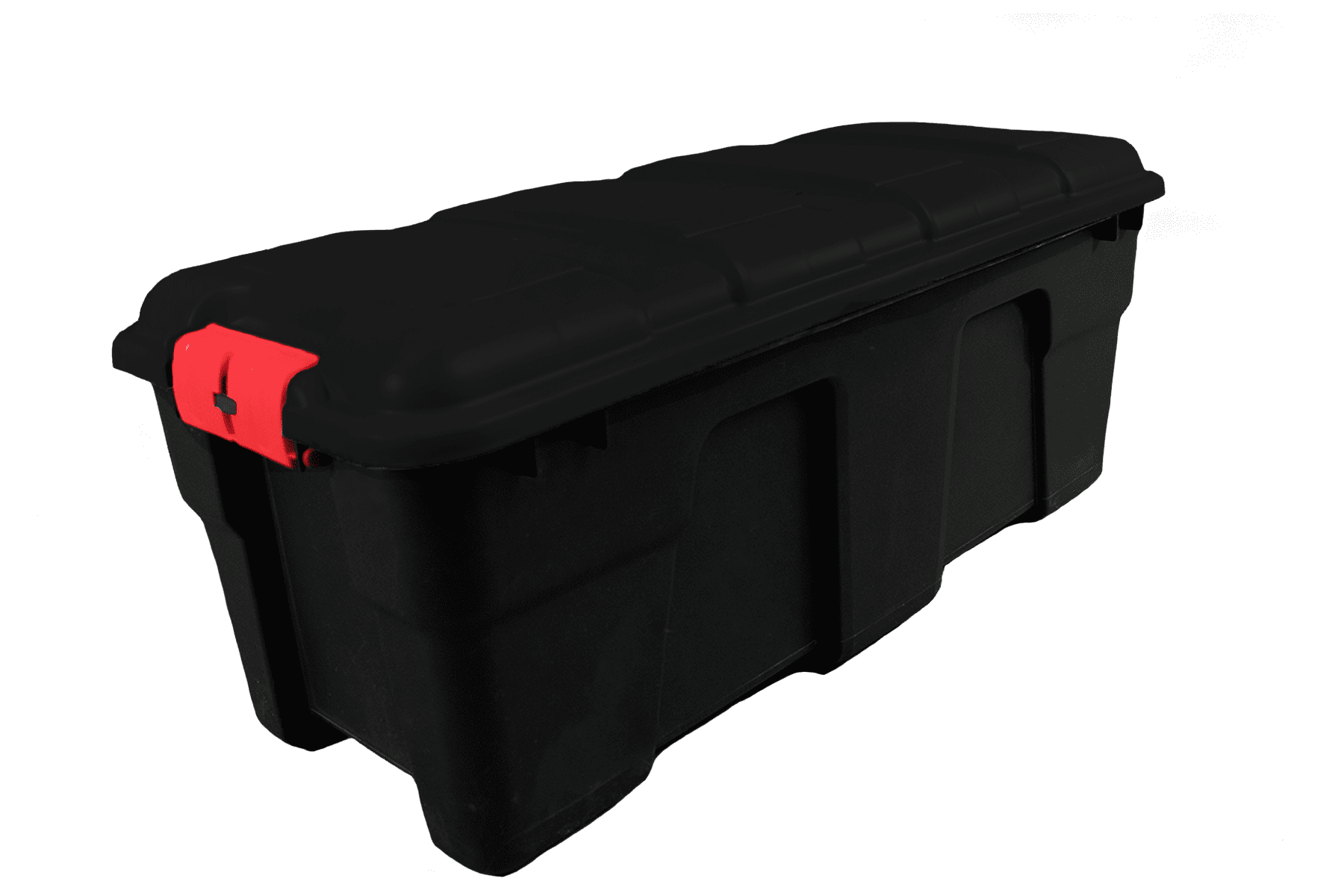 Hyper Tough Heavy Duty Storage Footlocker, Plastic Black, 17 Gallon ...