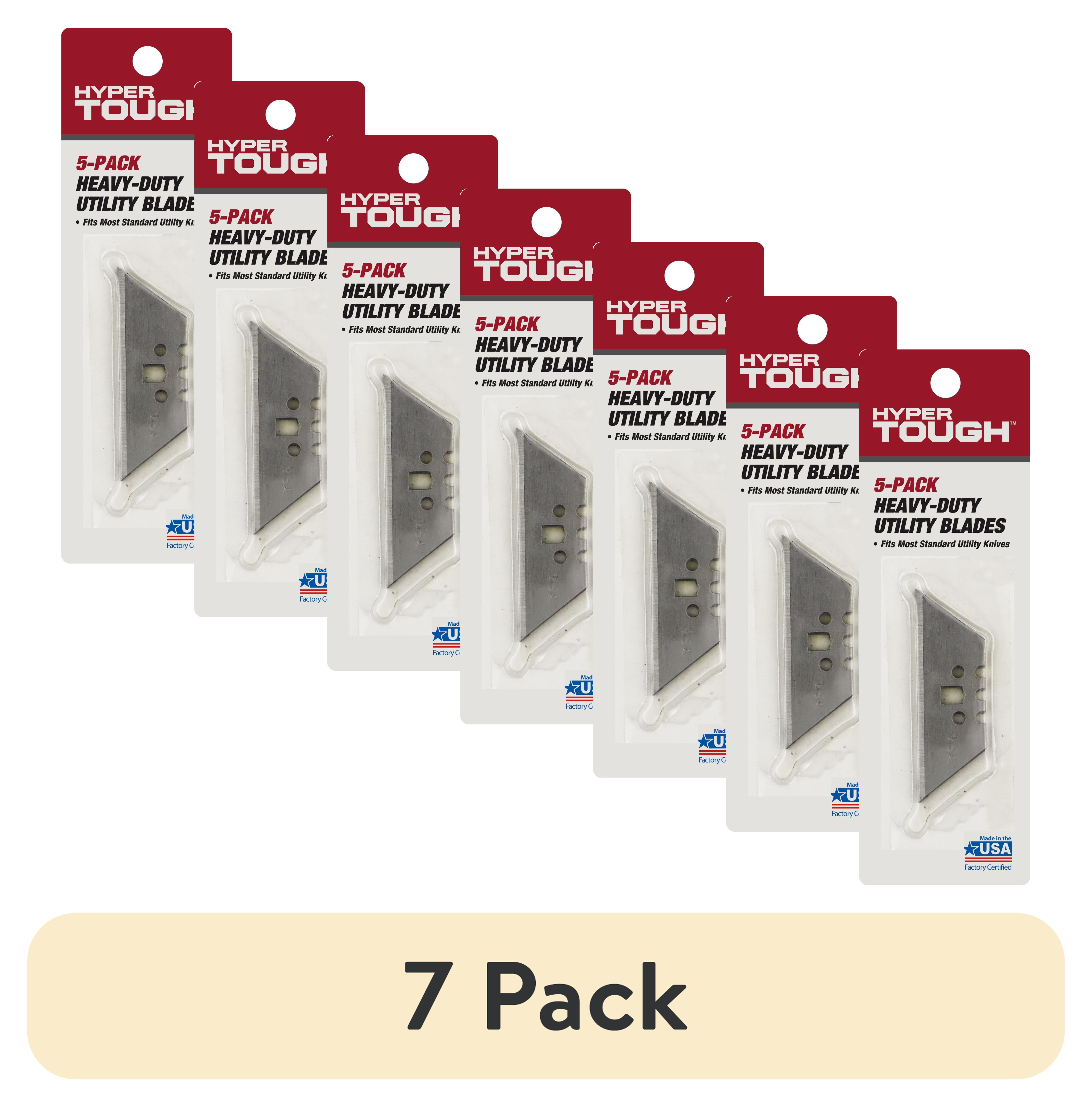 (7 pack) Hyper Tough Heavy-Duty Utility Blades, 5 Count - Walmart.com