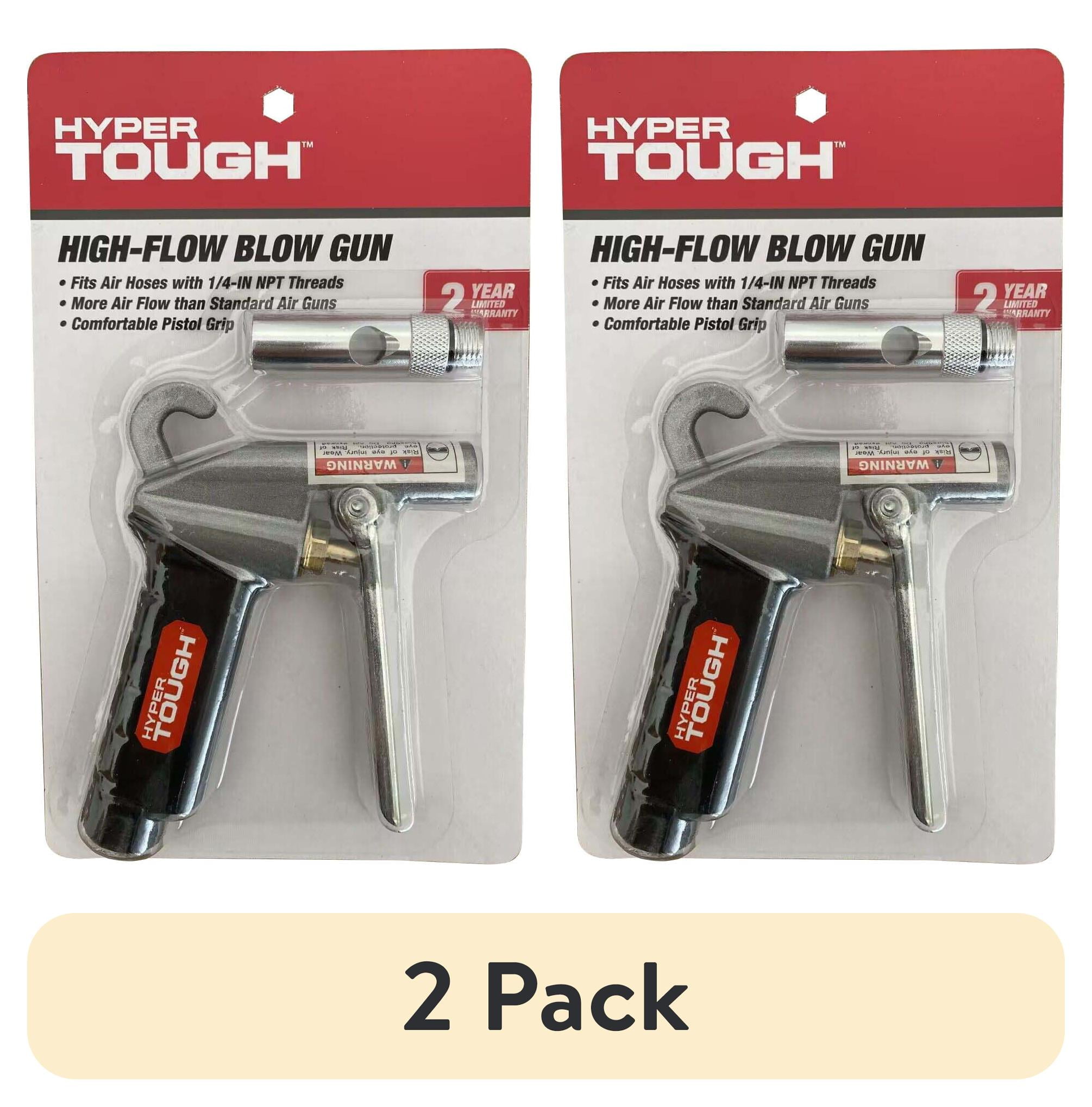 (2 pack) Hyper Tough High Performance Aluminum Venturi Blow Gun ...