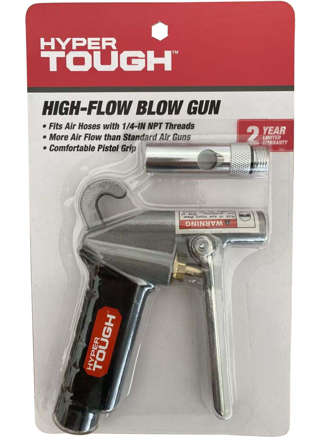 Hyper Tough High Performance Aluminum Venturi Blow Gun - Walmart ...