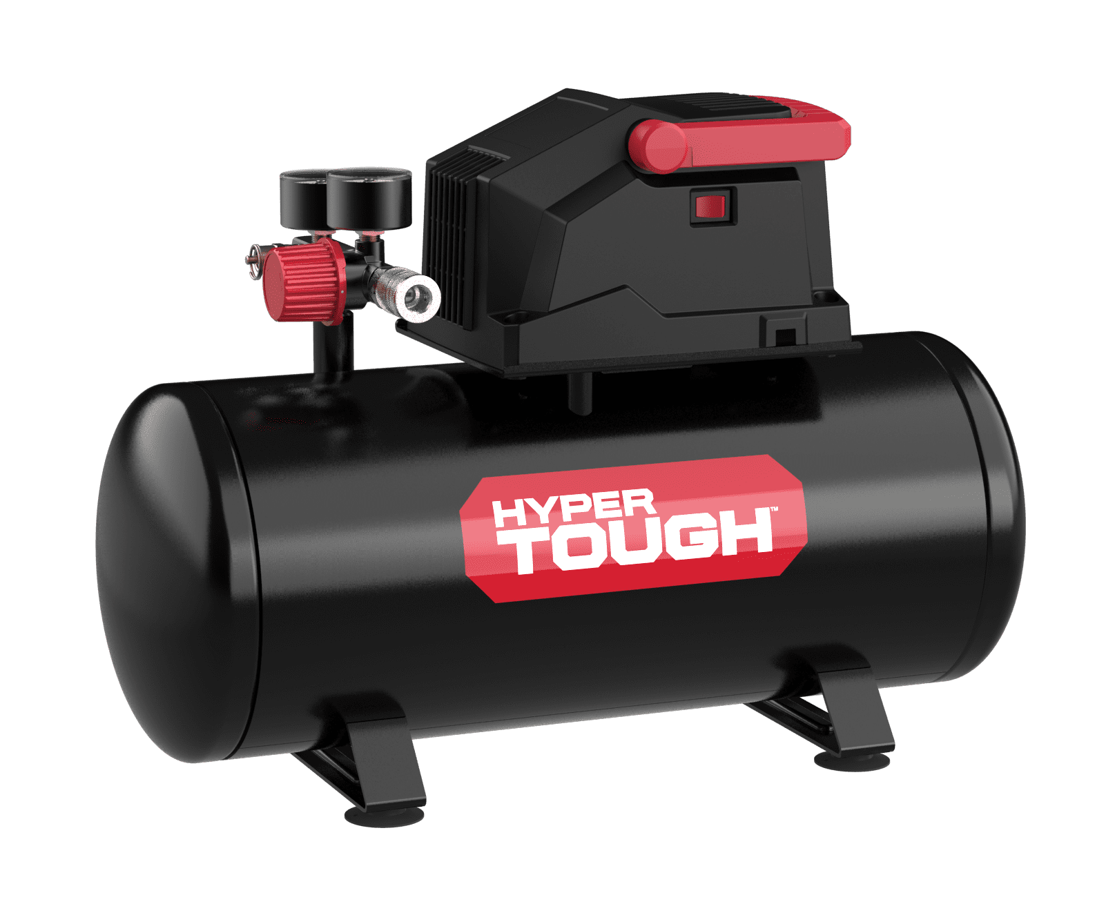 Hyper Tough Ht Portable Black 3 Gallon Air Compressor - Walmart.com