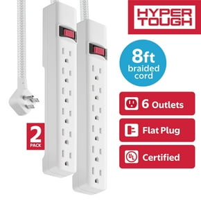 Explore Multi-Outlet Cords in Various Sizes and Colors at Walmart