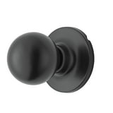 Hyper Tough Interior Passage Door Knob Matte Black Finish - Walmart.com